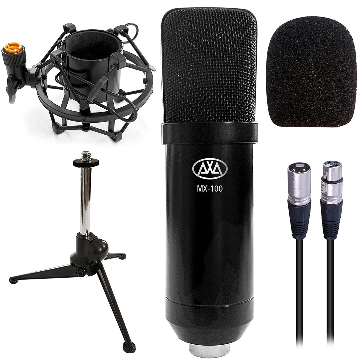 AxcessAbles MX-100 Studio Condenser Microphone | eStudioStar